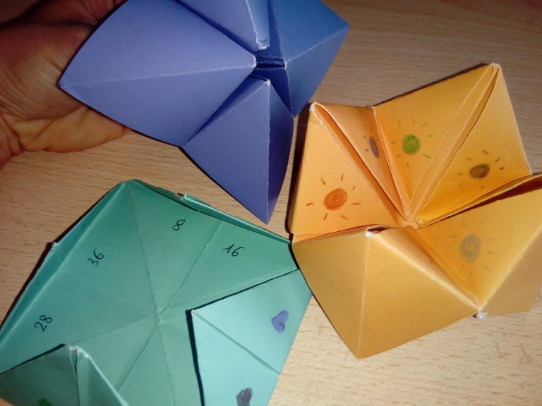 Les cocottes en papier : une manière ludique d'apprendre