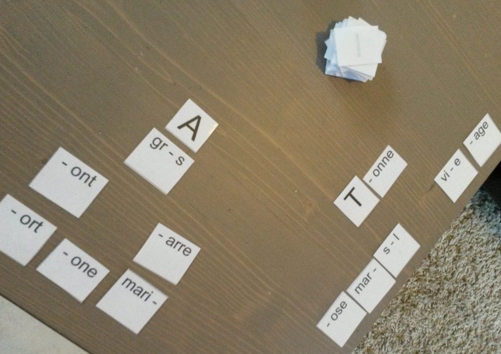 LECTURE : le jeu de la pêche aux mots (pour les lecteurs débutants)