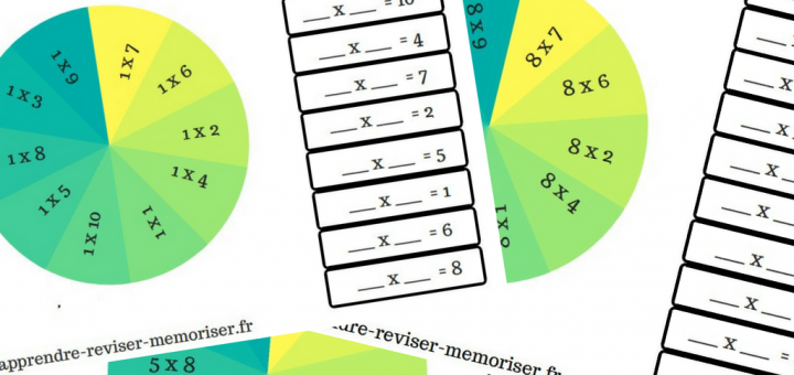 tables de multiplication Archives - Page 3 sur 4 - Apprendre, réviser ...