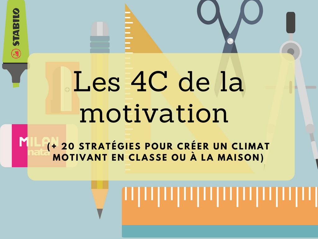 Les 4C de la motivation - Apprendre, réviser, mémoriser