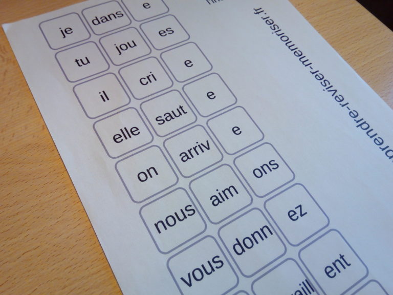 Générateur de conjugaison pour conjuguer les verbes du premier groupe