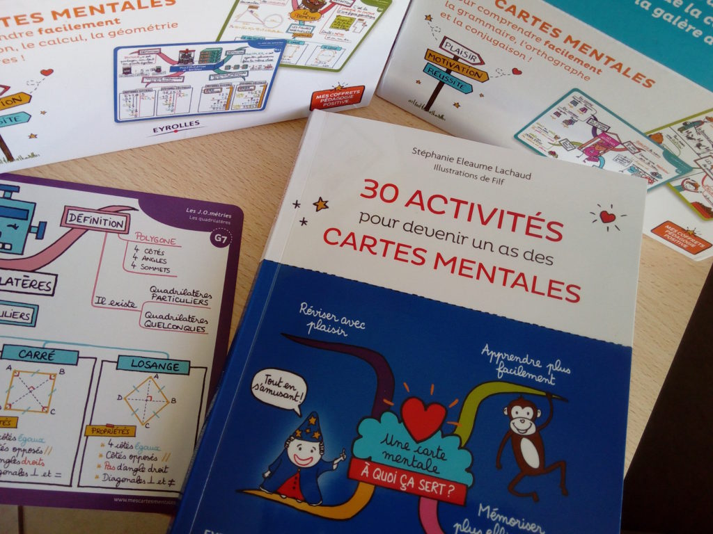 Un cahier pour apprendre aux enfants à faire des cartes mentales
