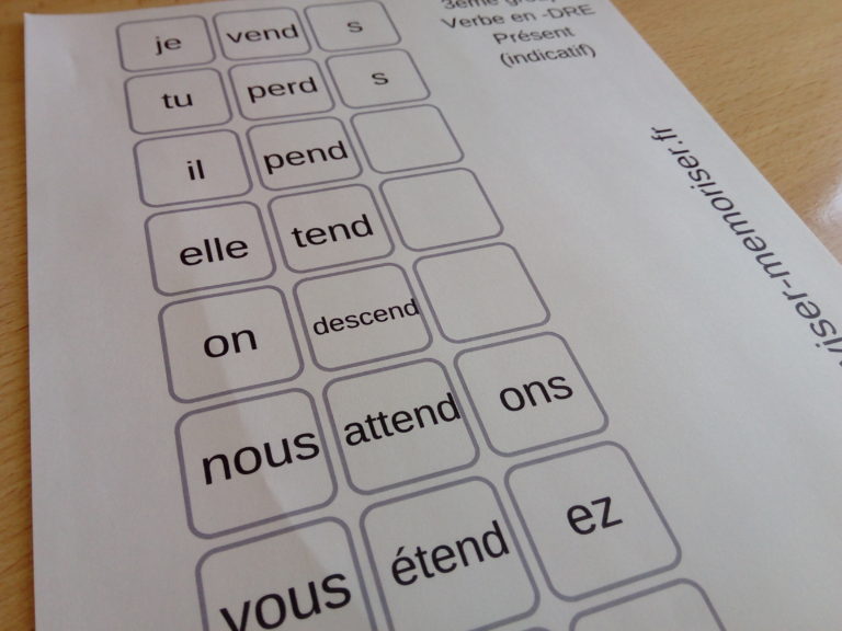 Conjugueur des verbes du 3ème groupe pour s'entraîner à conjuguer ...