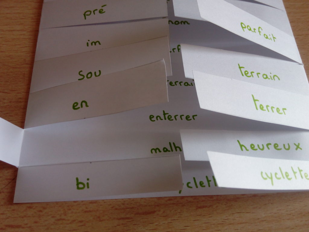 Mots composés et contractés : manipuler pour la construction des mots