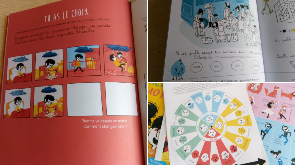 Des cahiers d'activités autour des émotions pour les enfants (4 ans et +)