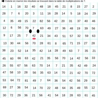 réviser tables de multiplication pixel art - Apprendre, réviser, mémoriser