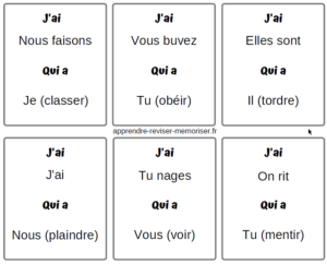 jai qui a conjugaison - Apprendre, réviser, mémoriser