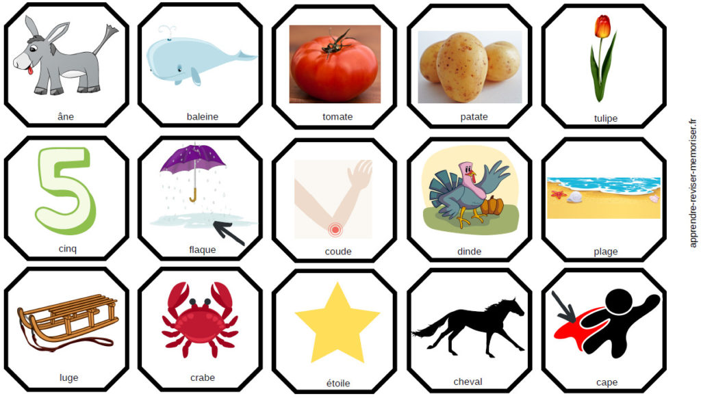 Memory des rimes (un jeu pour travailler la conscience phonologique)
