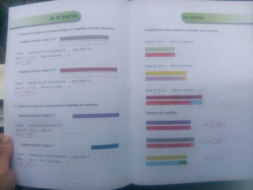 Un cahier adapté aux enfants dys pour construire le sens de la division