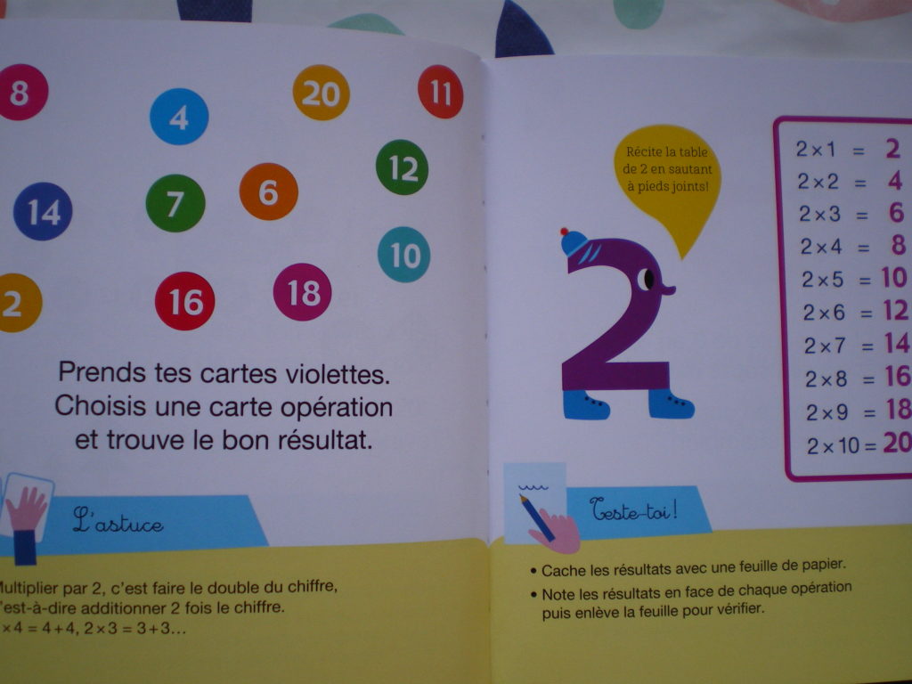 Je joue et j'apprends les tables de multiplication : un coffret pédagogique