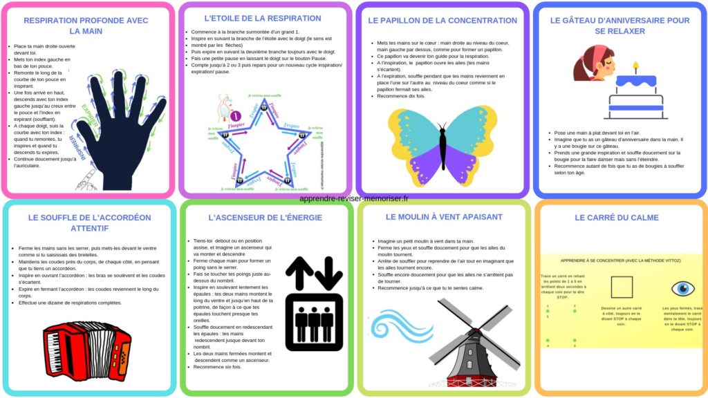 3 exercices faciles pour la concentration des enfants