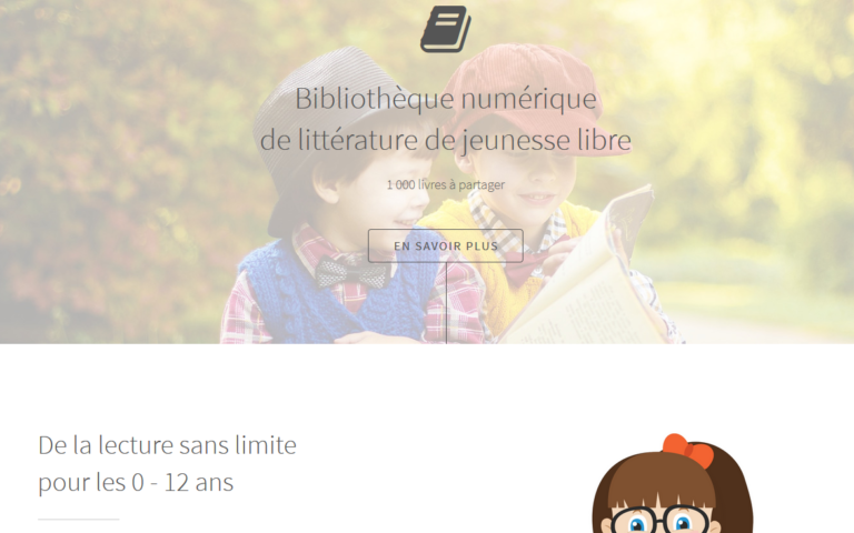 Littérature jeunesse : 1 000 livres pour enfants à télécharger gratuitement