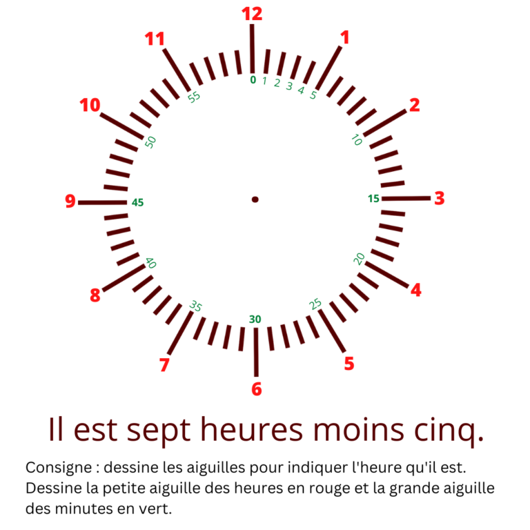 10 exercices pour s'entraîner à lire l'heure (cadrans à compléter)