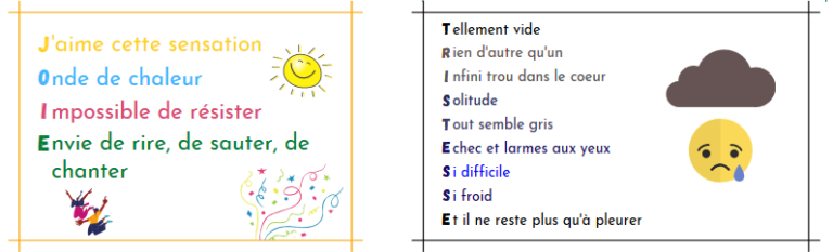 Activité pour écrire sur les émotions (enfants de 8 ans et +)
