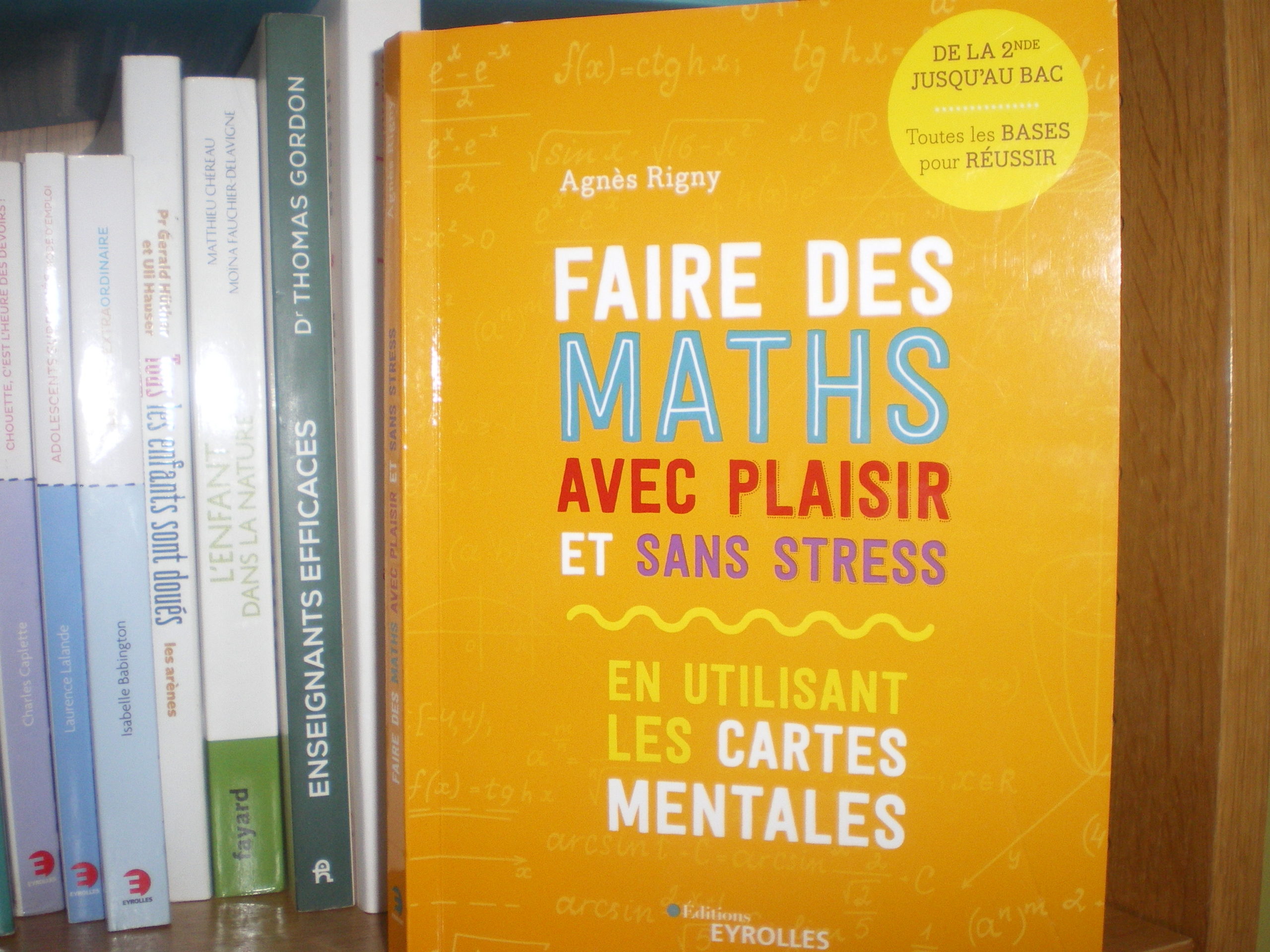 livre réussir maths lycée cartes mentales - Apprendre, réviser, mémoriser