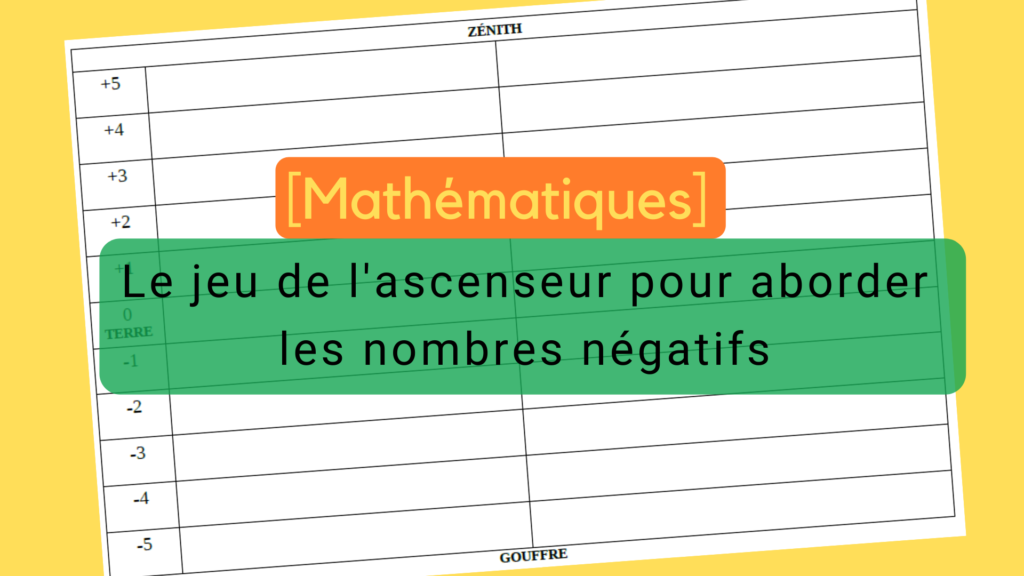 jeu nombres négatifs - Apprendre, réviser, mémoriser