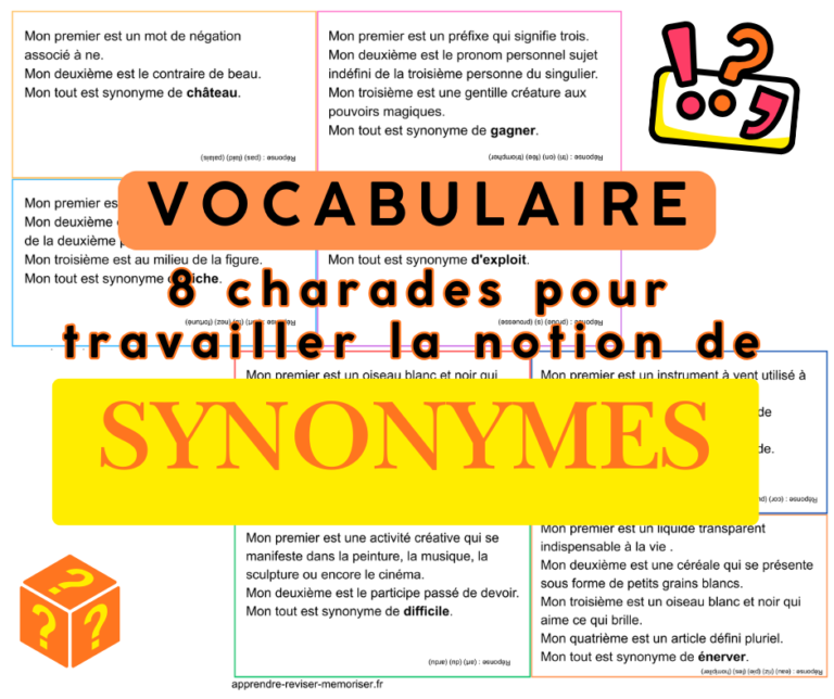 charades Vocabulaire - Apprendre, réviser, mémoriser