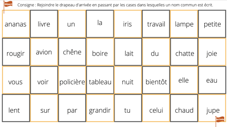 Grammaire : 3 jeux pour reconnaître les verbes, les adjectifs et les noms