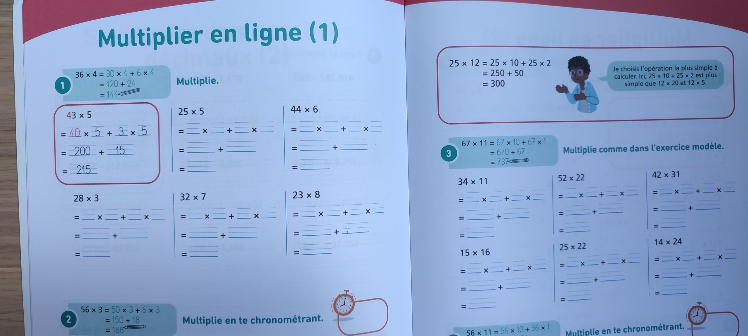 cahier révisions calcul CM2 - Apprendre, réviser, mémoriser