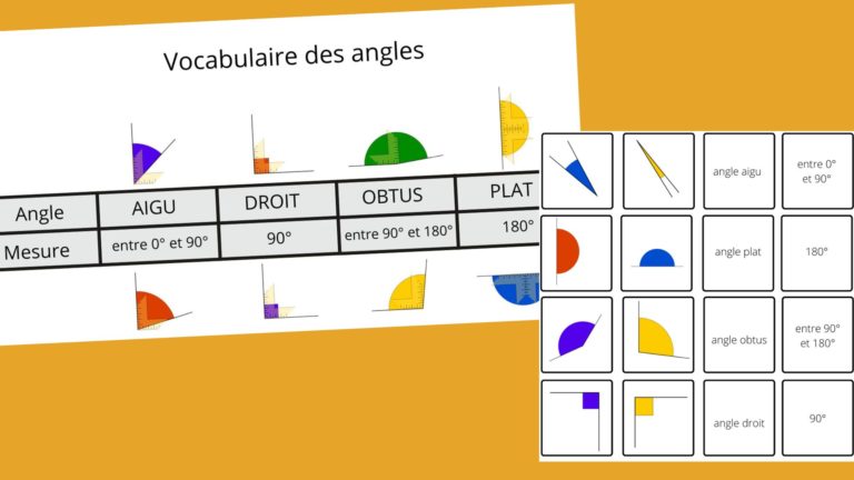 geometrie vocabulaire angles - Apprendre, réviser, mémoriser