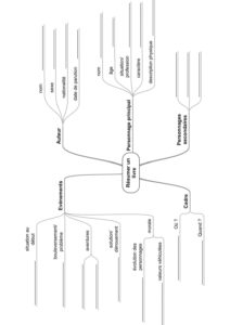 Carte mentale remplir resumer un livre - Apprendre, réviser, mémoriser