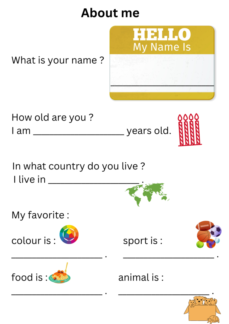 Cahier pour apprendre l'anglais à télécharger (pour les enfants)