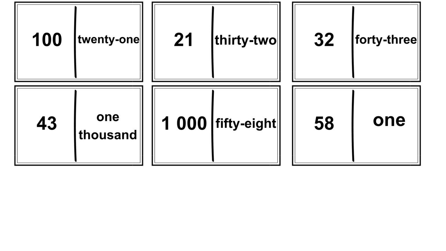 jeu apprendre nom des nombres anglais - Apprendre, réviser, mémoriser