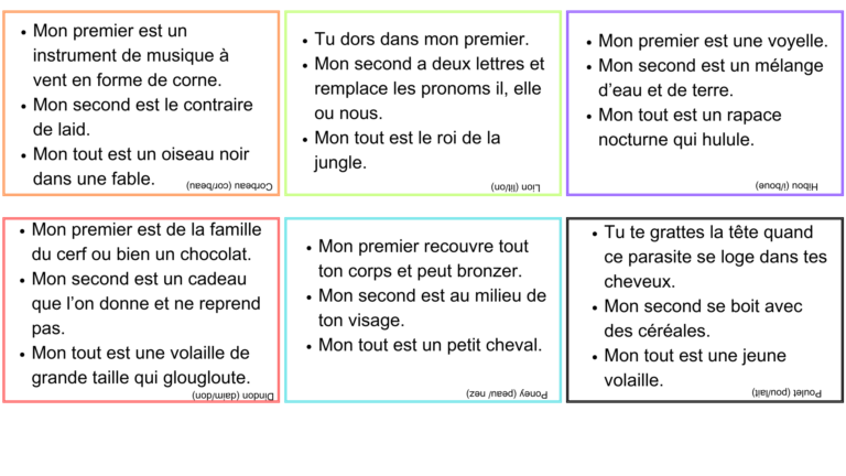 Charades sur les animaux : 12 charades faciles pour les enfants