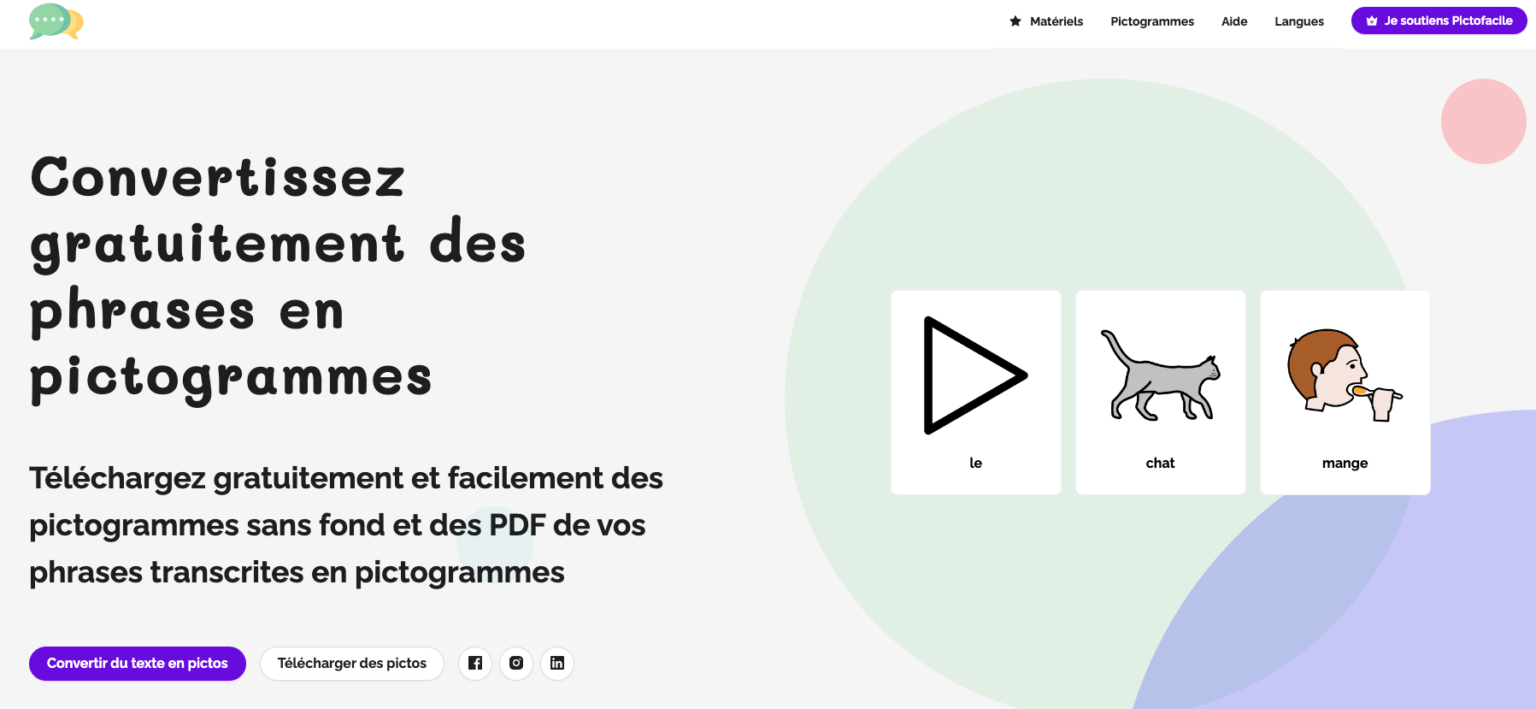 créer des pictos à partir de phrases - Apprendre, réviser, mémoriser