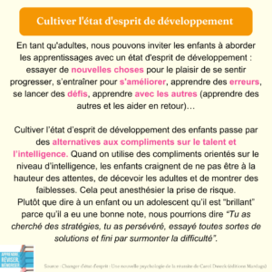 Comment cultiver l'état d'esprit de développement (Carol Dweck)