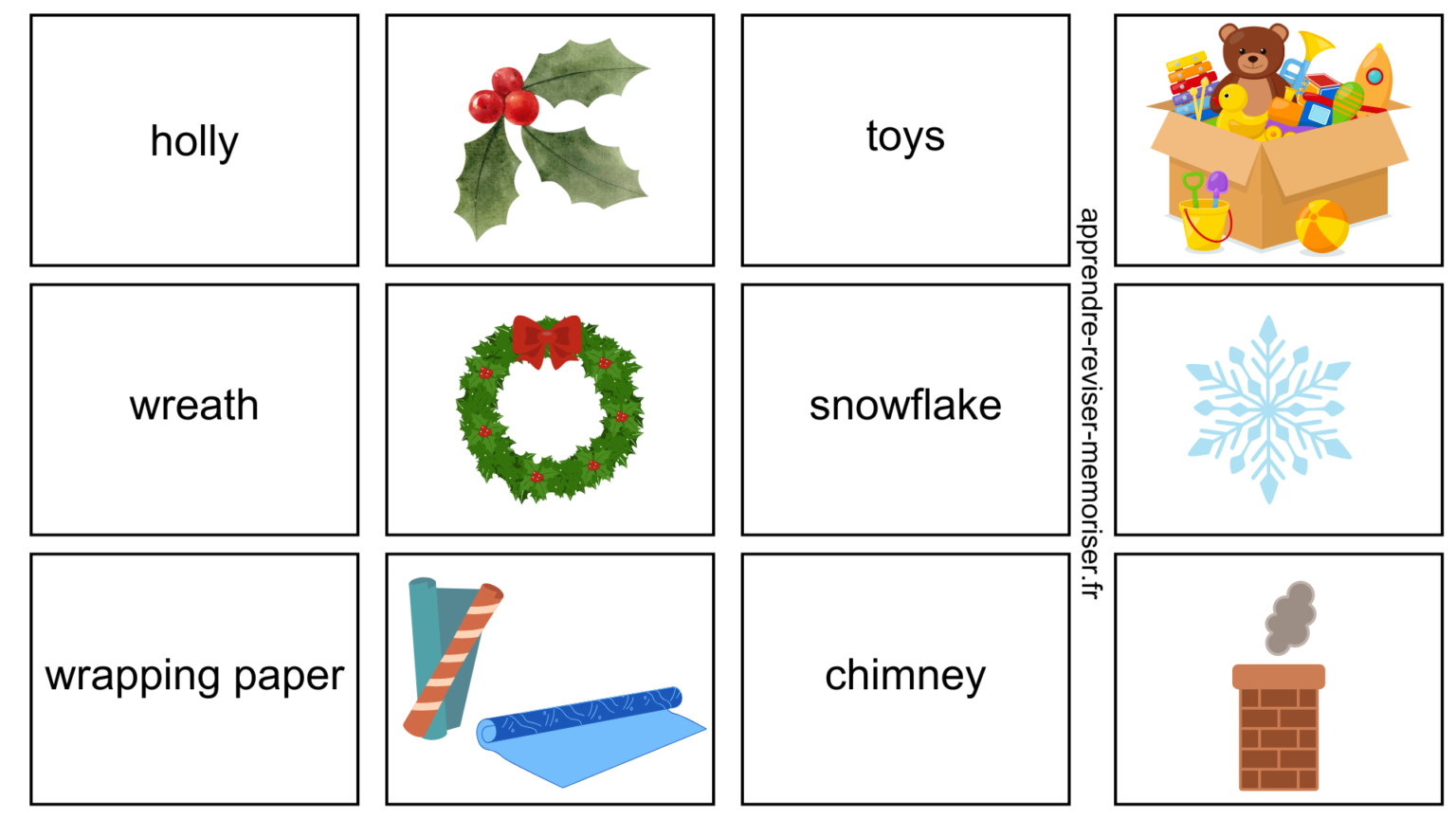 Christmas crosswords : 3 jeux de mots croisés sur Noël en anglais