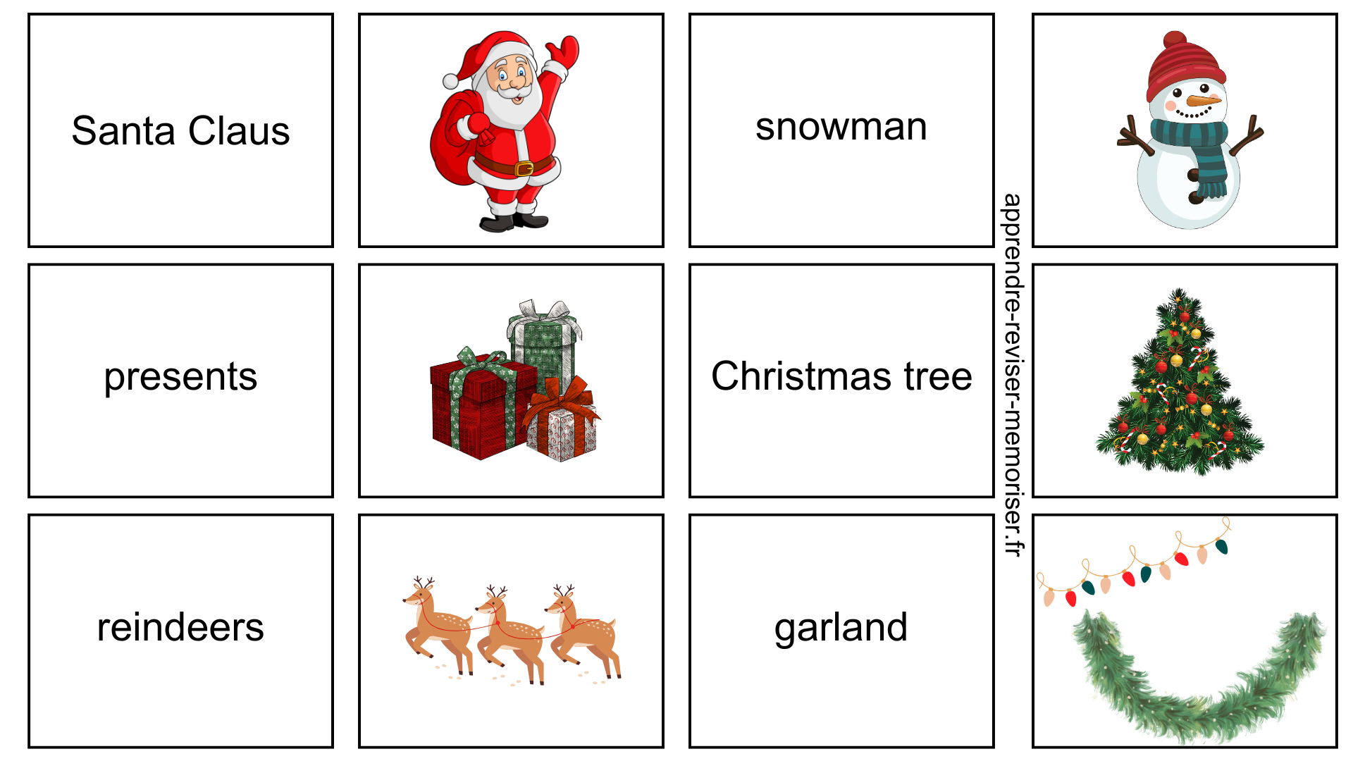 Christmas crosswords : 3 jeux de mots croisés sur Noël en anglais