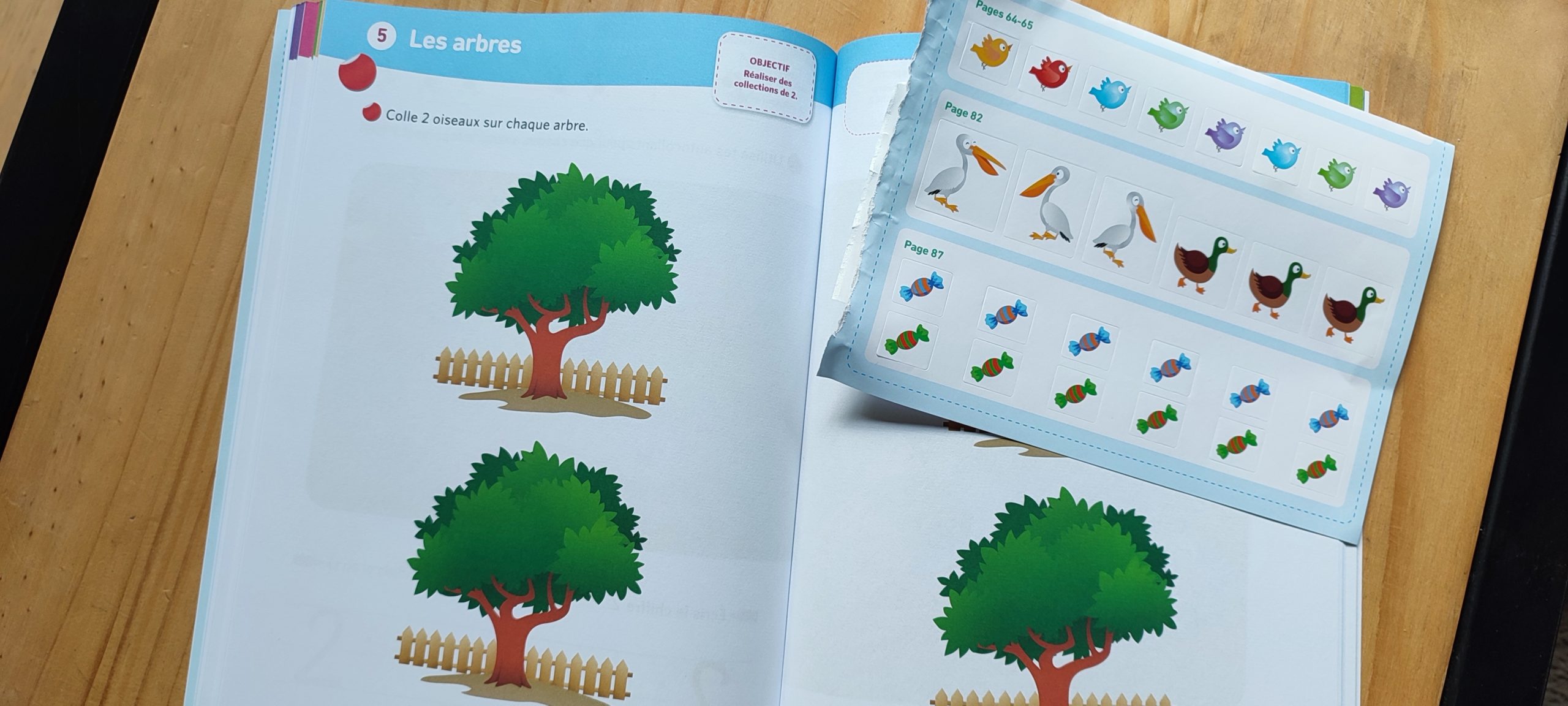 Maths avec Singapour : des cahiers d'exercice pour la maternelle