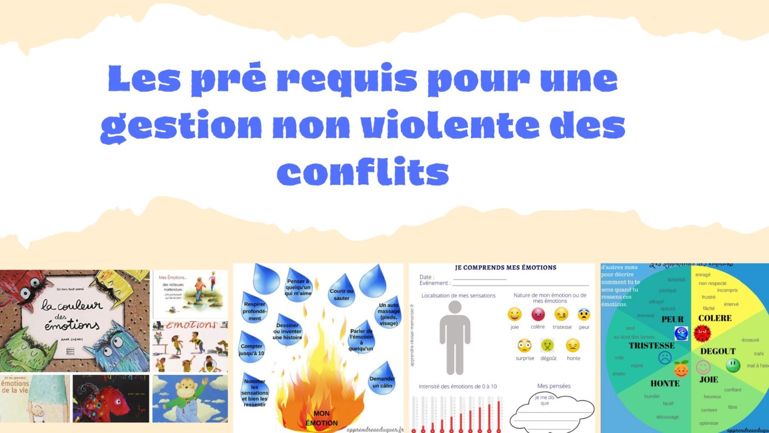 Les pré requis pour une gestion non violente des conflits par les enfants