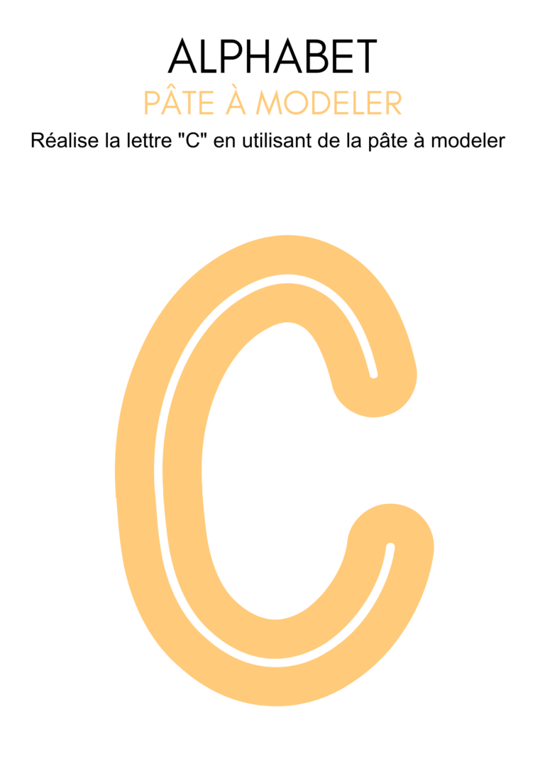 Modèle pâte à modeler maternelle - Apprendre, réviser, mémoriser