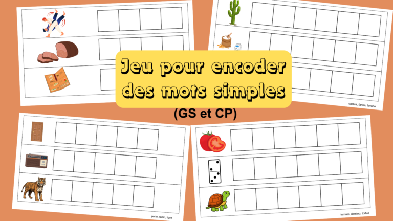 Exercices pour le décodage en lecture : 18 cartes pour décoder des mots