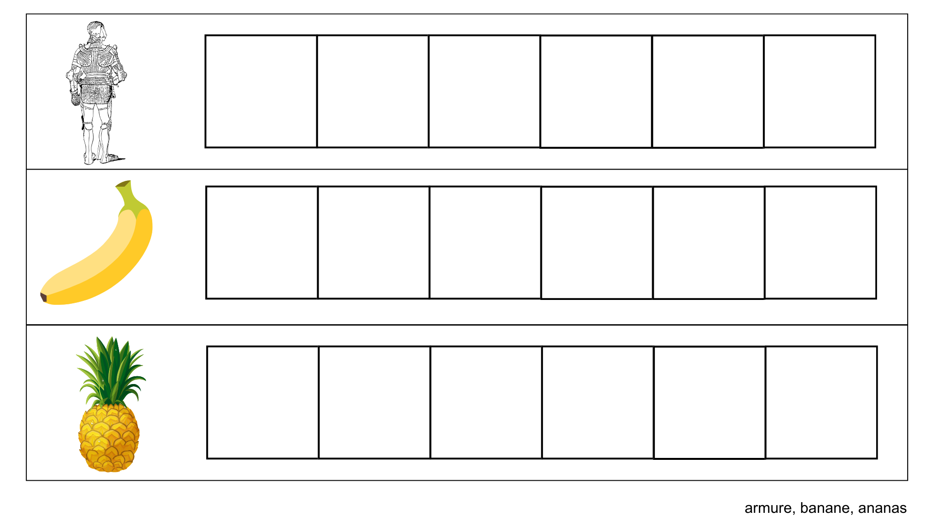 Jeu pour encoder des mots simples (GS et CP) - écriture et lecture
