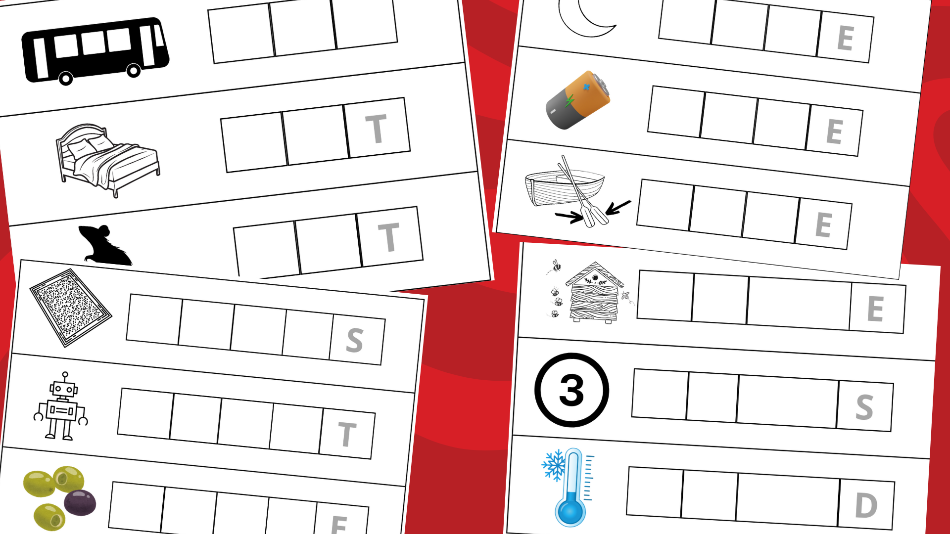 Jeu de lecture pour GS et CP (encodage de mots de 3 à 5 lettres)