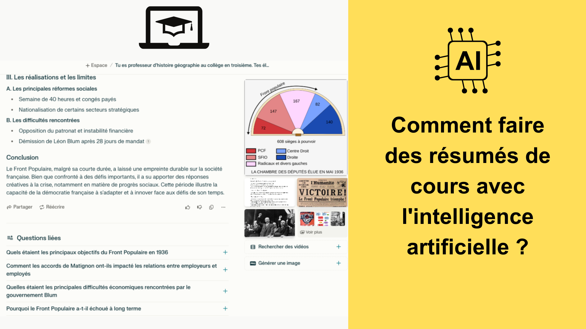 Comment faire des résumés de cours avec l'intelligence artificielle