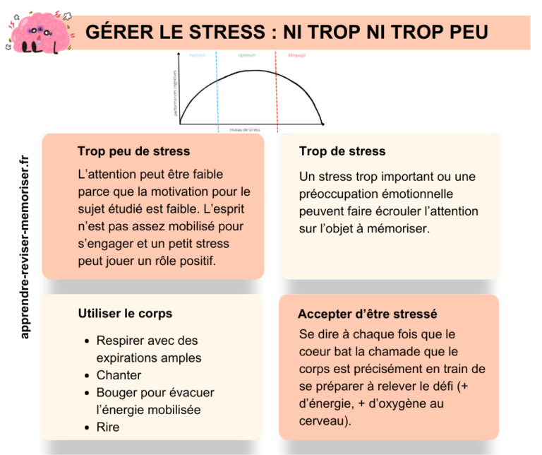 Gérer le stress concentration - Apprendre, réviser, mémoriser