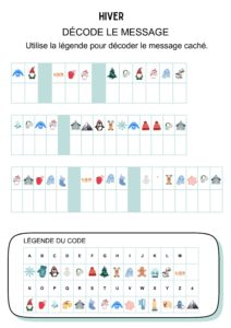jeu vocabulaire hiver - Apprendre, réviser, mémoriser