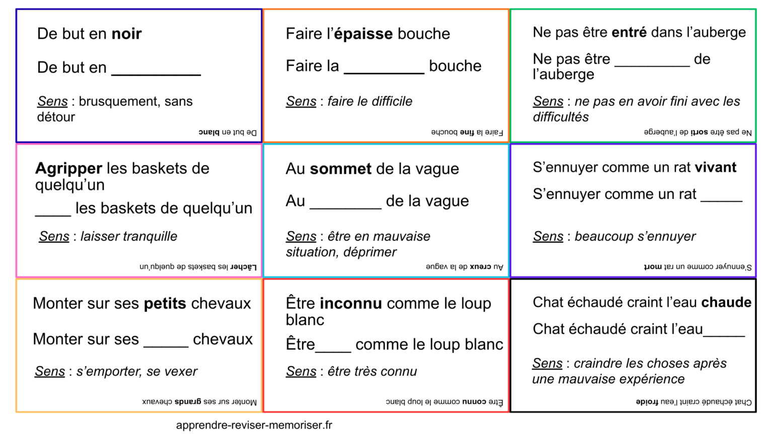 Jeu des contraires en français (cycle 3) - PDF à télécharger